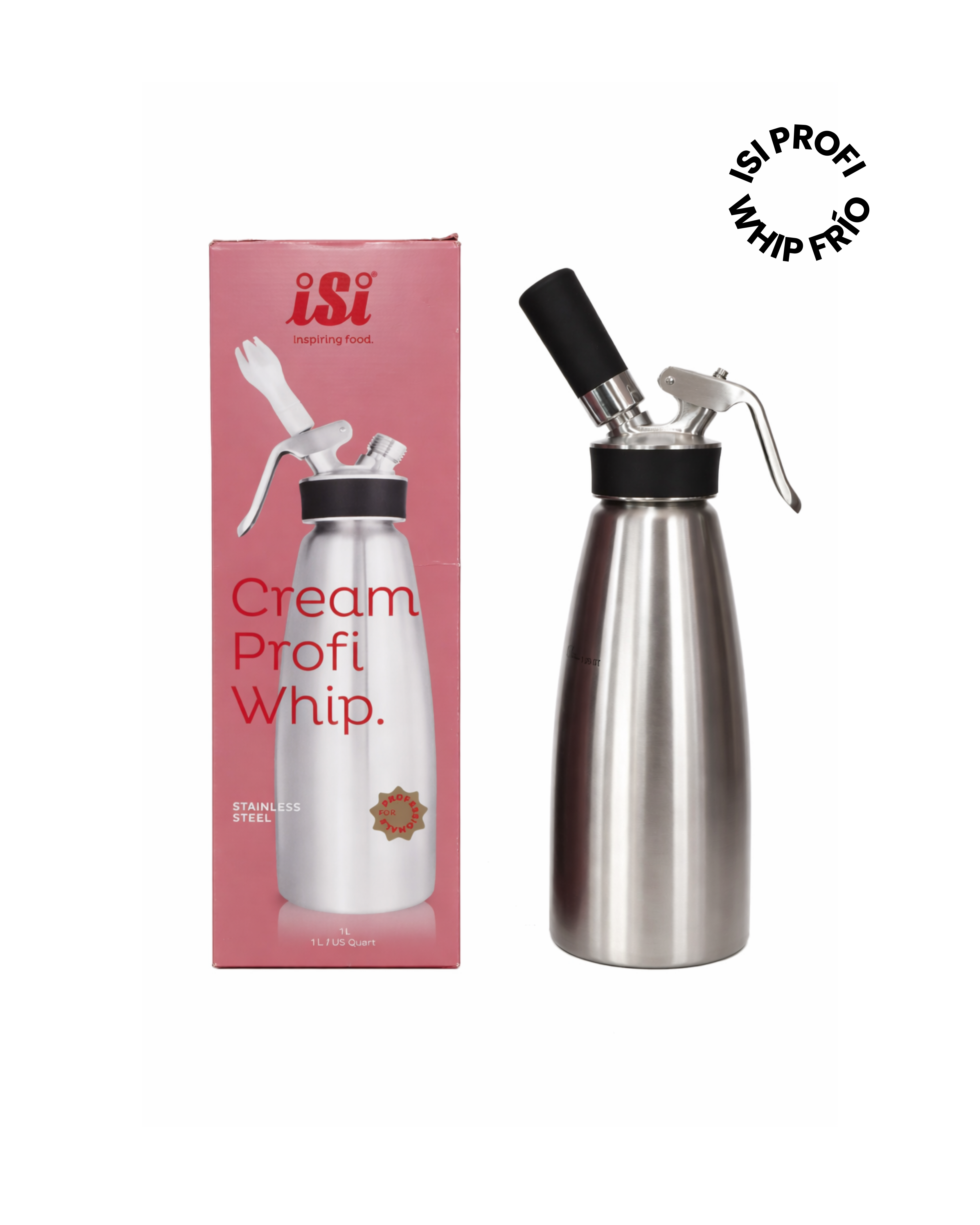 Sifón de Crema (ISI PROFI WHIP) - 1LT – Shaking club